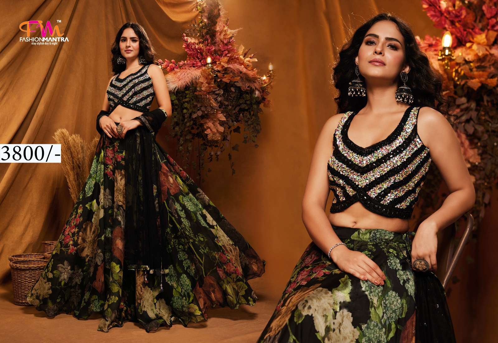 Effortless Grace Discover the Allure of Crop Top Lehenga Sets