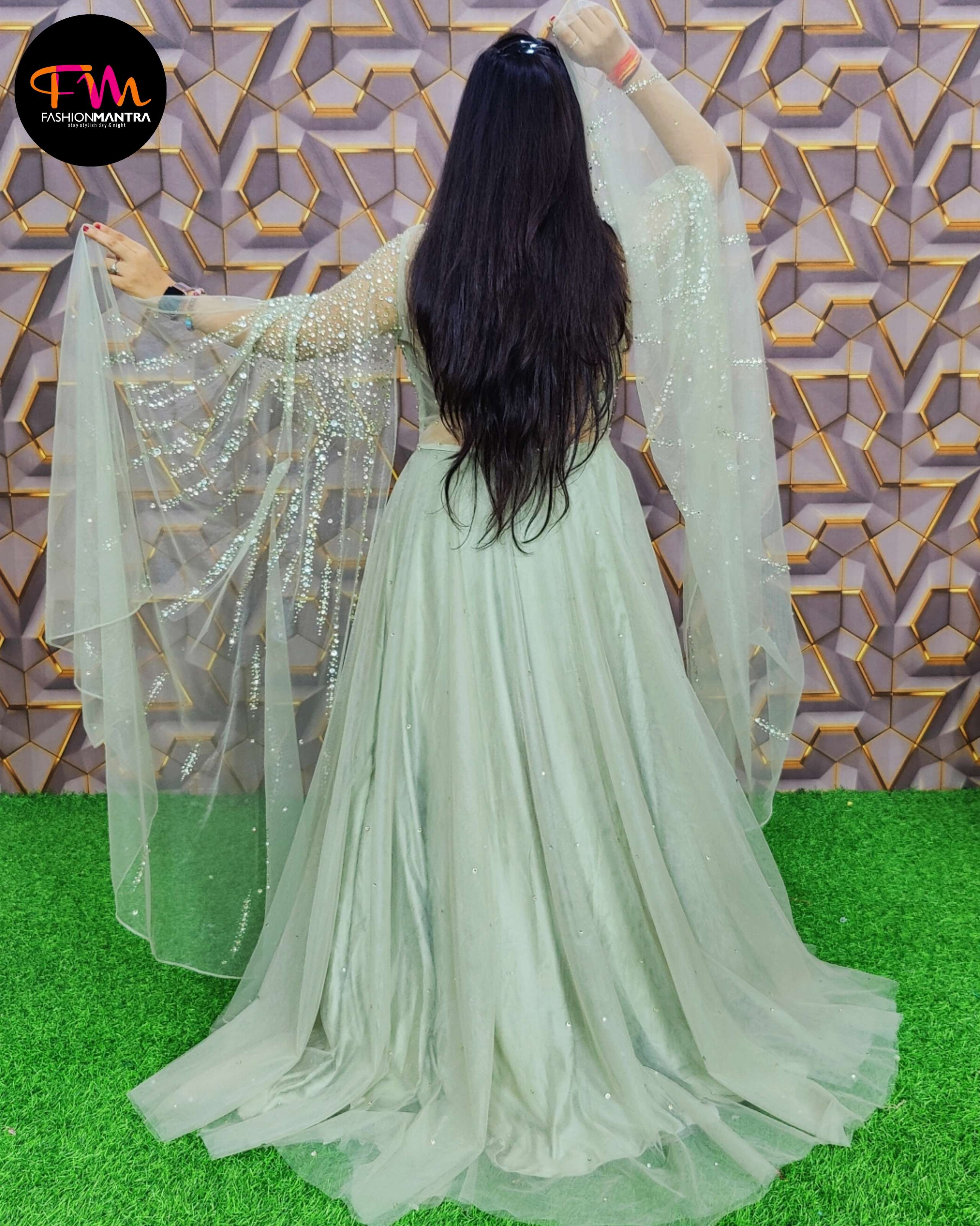 Heavy Net Embroidery Gown Collection